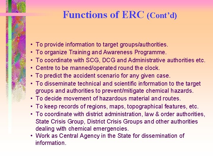 Emergency Response Centre Madhya Pradesh Pollution Control Board