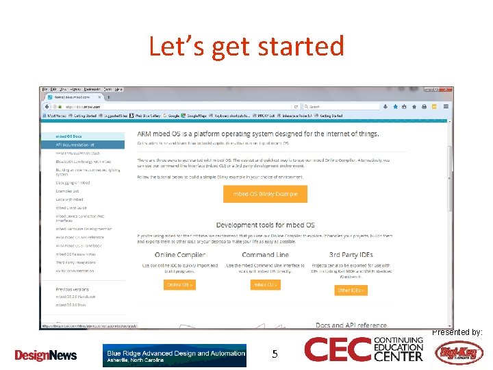 Introduction to the ARM mbed Platform A Handson