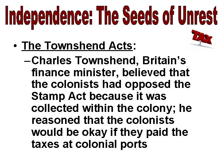 British won the French and Indian War which