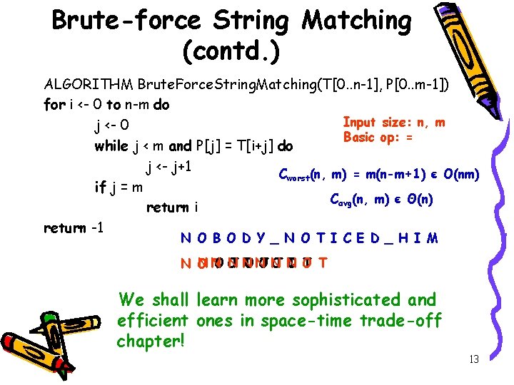 COSC 3100 Brute Force and Exhaustive Search Instructor