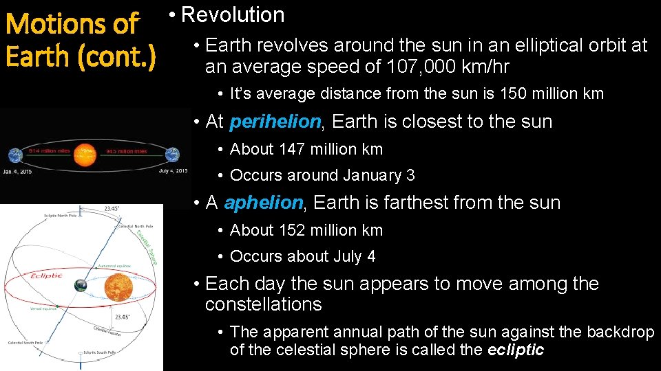 Section 2 The EarthMoonSun System Introduction Section Objectives