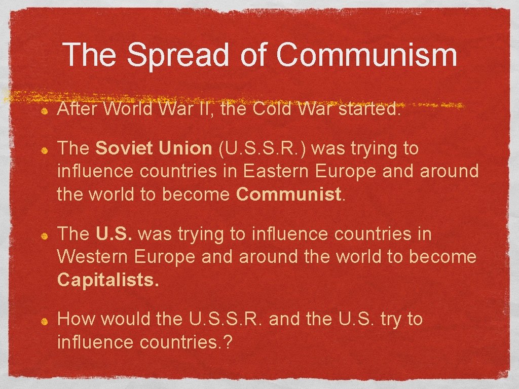 Warm Up A Buffer Zone between North and