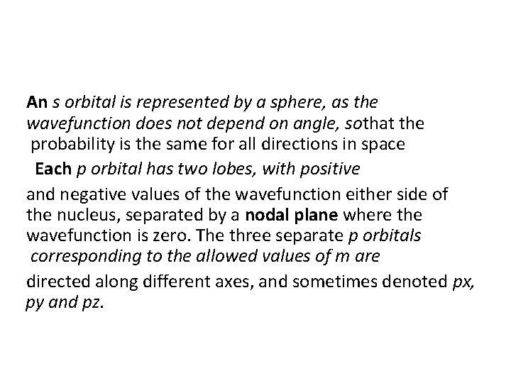 Lecture 2 Atomic Orbitals Wavefunction The Quantum Theory