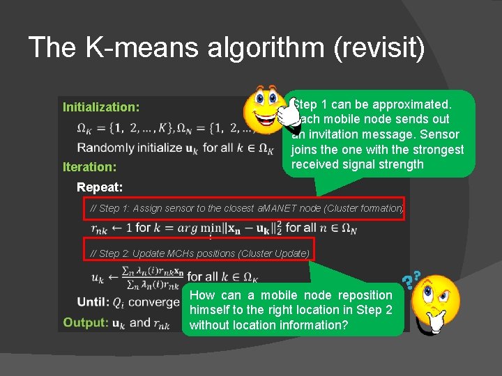 Mobilityassisted Distributed Sensor Clustering for Energyefficient Wireless Sensor