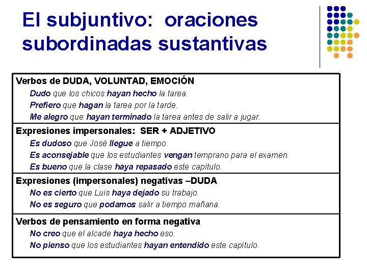 SINTAXIS La oracin compuesta coordinacin subordinacin Coordinacin l
