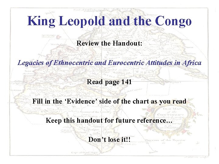 Legacies of Historical Globalization Describe the various symbols