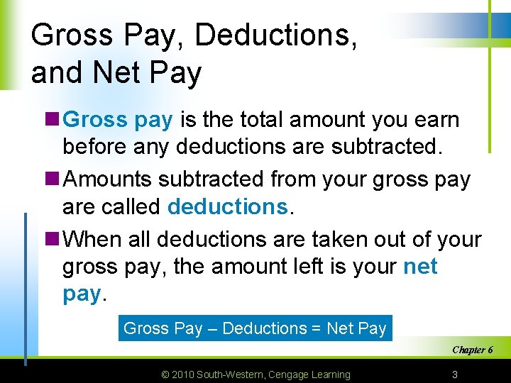Chapter 6 Pay Benefits and Working Conditions 6