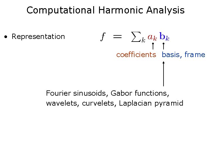 Multiscale Geometric Image Analysis Richard Baraniuk Rice University
