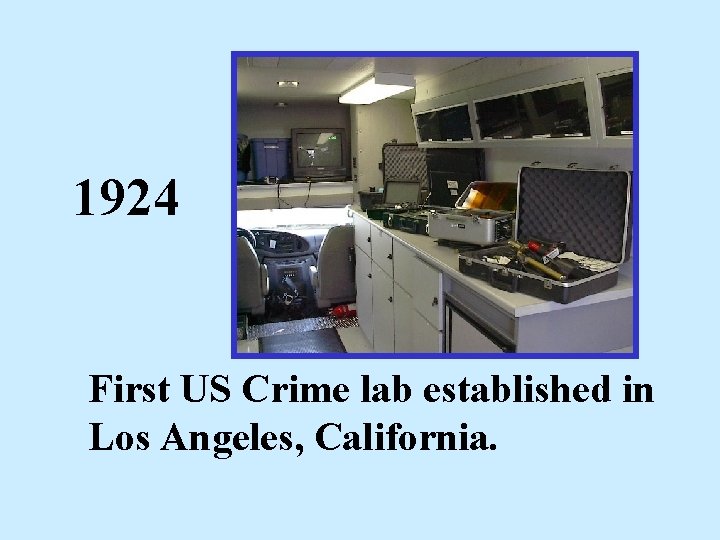 A Brief History of Forensics th 8 Century