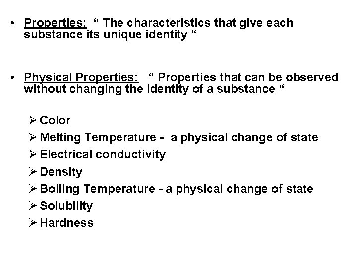 Why Study Chemistry To be better informed To