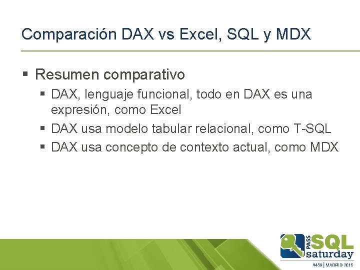 Introduccin a DAX problema vs solucin Ana Mara