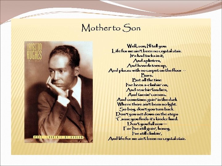 Langston Hughes USII 6 abc April Rain Song