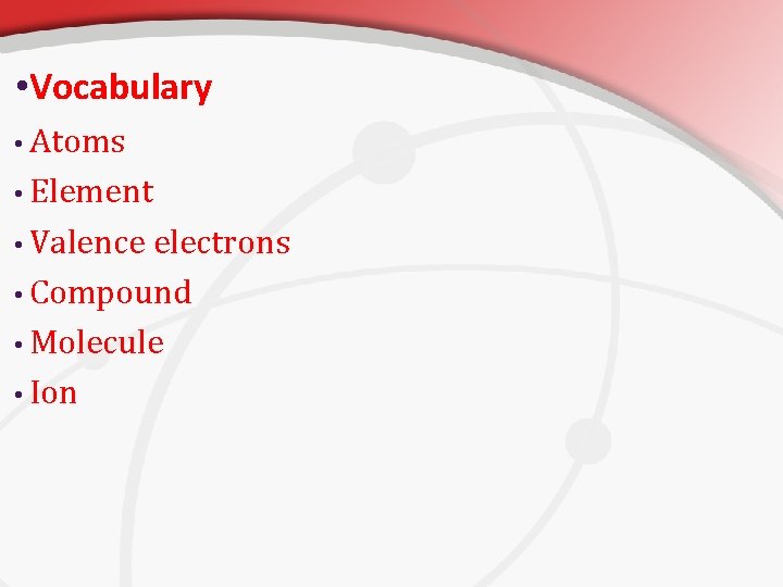 Unit 3 The Chemistry of Life Unit Objective