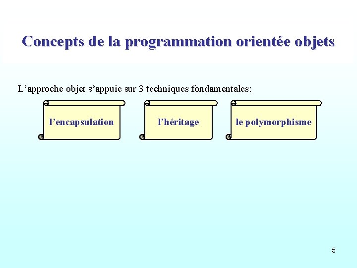 Classes et objets Types de donnes abstraits programmation