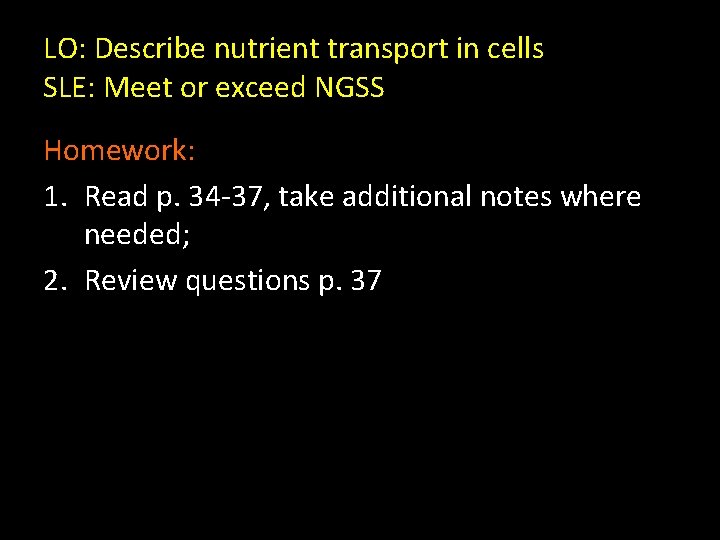 Cell Biology Structure of plant cells Structure of