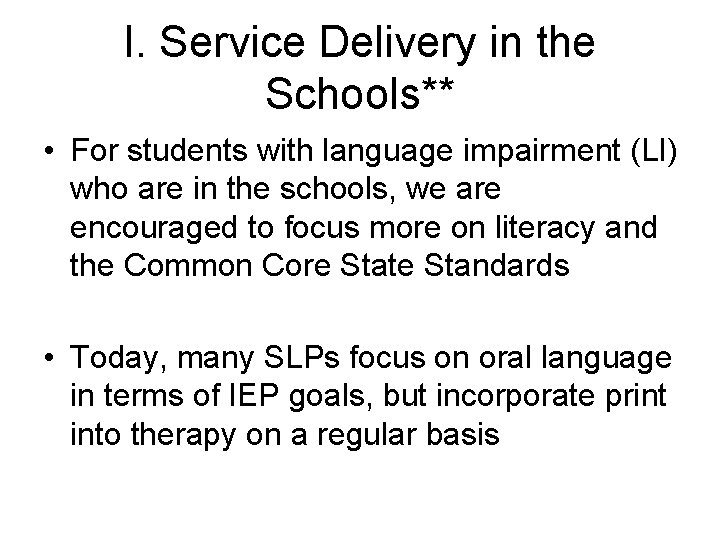 A Team Approach to Public School Service Delivery