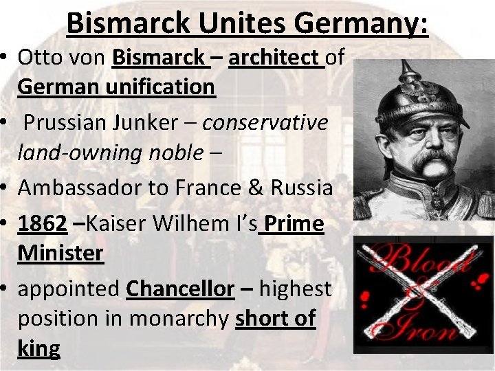 Unifications of Germany Italy Background Napoleons invasions ...