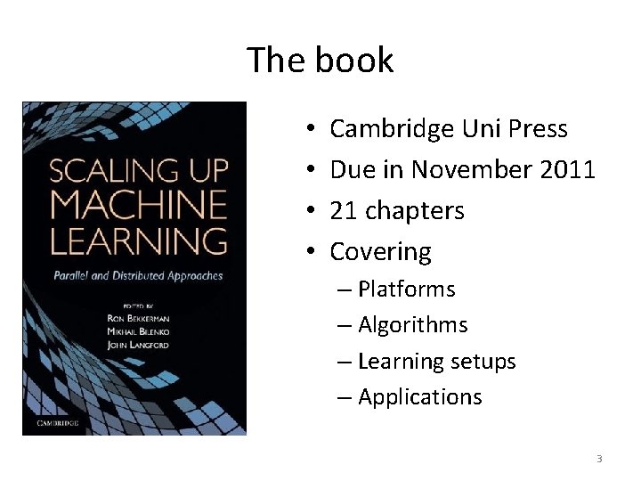 Scaling Up Machine Learning Parallel and Distributed Approaches