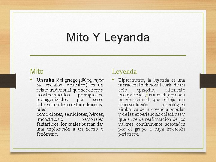 Mitos y Leyendas De La historia precolombina Por