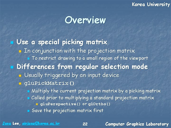 Korea University Chapter 13 Selection and Feedback Open