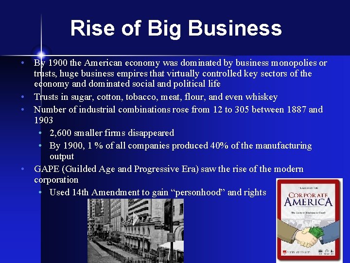 Industrialization Urbanization and Immigration 1865 1924 Turn and