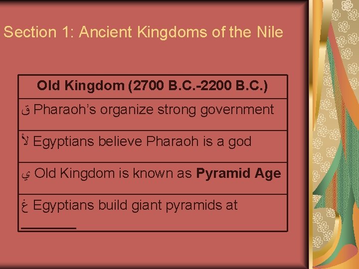 Chapter 2 First Civilizations Africa Asia 3200 B