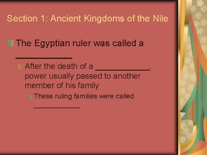 Chapter 2 First Civilizations Africa Asia 3200 B