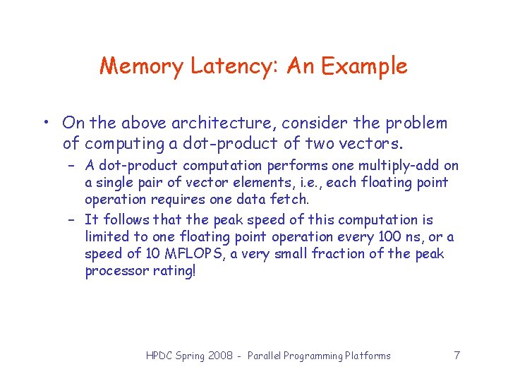 CSCI6964 High Performance Parallel Distributed Computing HPDC AE