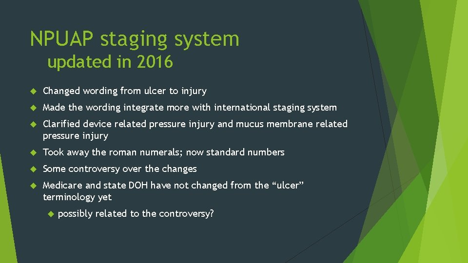 Pressure UlcersInjuries Assessment and Treatment Caryn Goolsby BSN