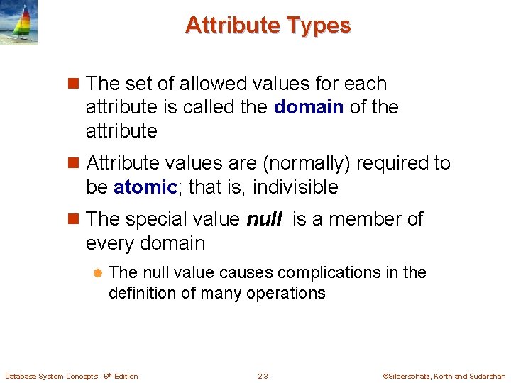 Chapter 2 Intro to Relational Model Database System