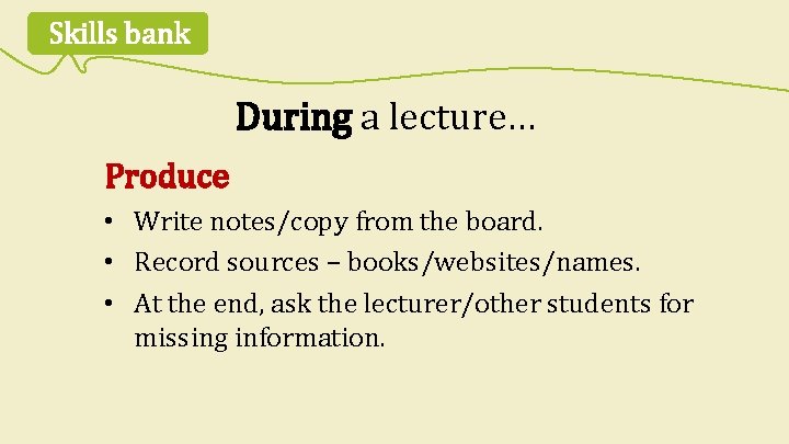 Unit 1 What is Banking Skills focus Listening