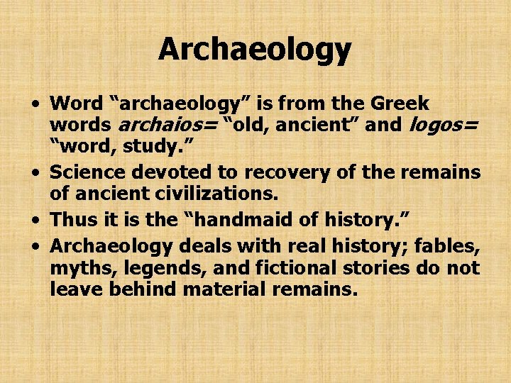 The Bible and Archaeology New Testament Archaeology Word