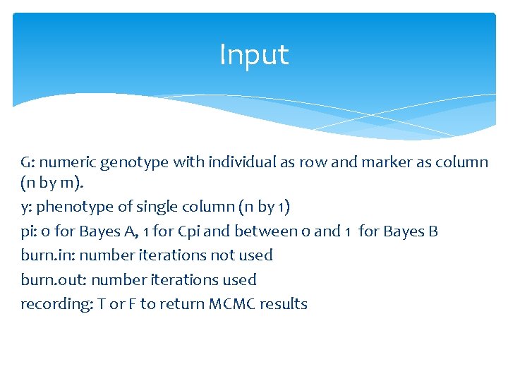 Statistical Genomics Lecture 28 Bayesian Tools Zhiwu Zhang