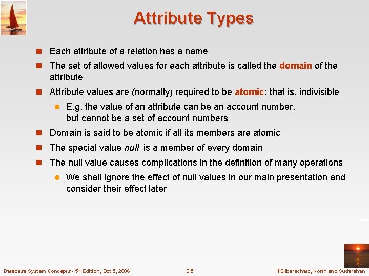 Chapter 2 Relational Model Database System Concepts 5