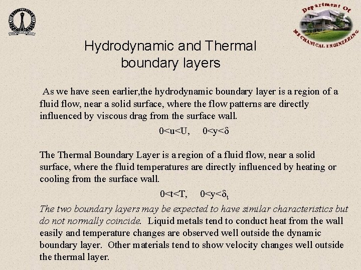 HEAT AND MASS TRANSFER PREPARED BY K MADHANKUMAR