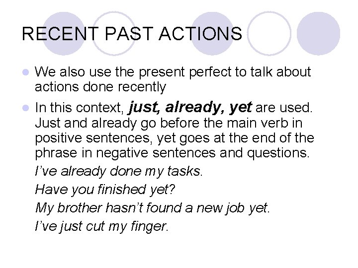 PRESENT PERFECT AND PAST SIMPLE grammar books units