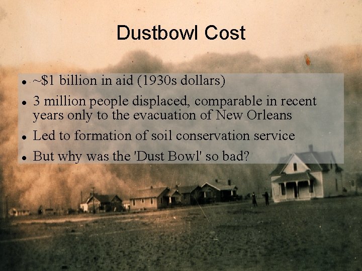 Amplification of the Dust Bowl drought through human