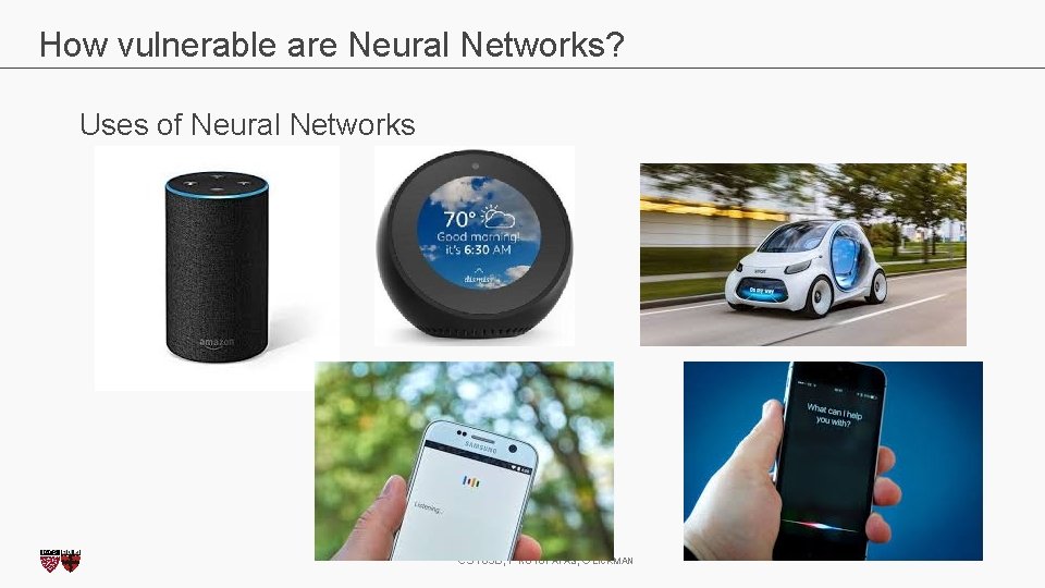Lecture 21 Adversarial Networks CS 109 B Data