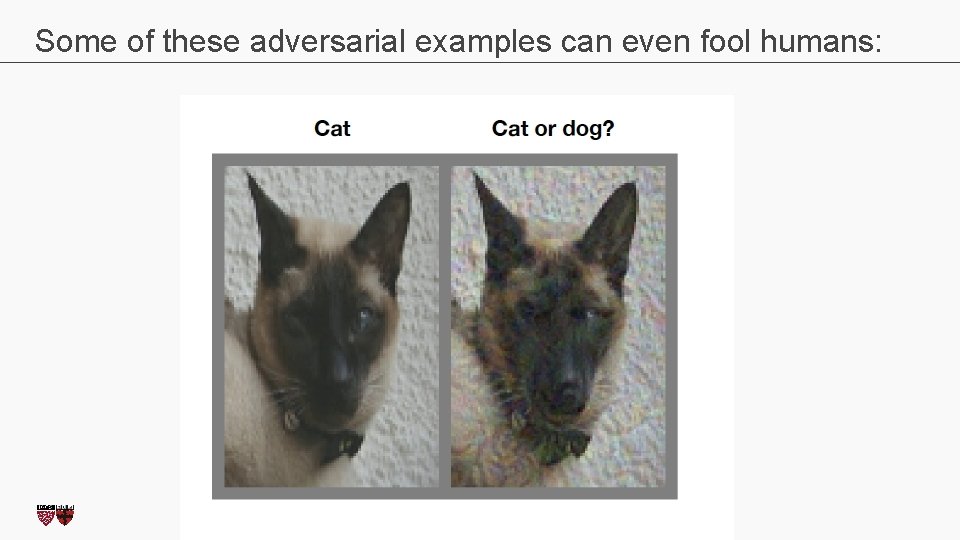 Lecture 21 Adversarial Networks CS 109 B Data