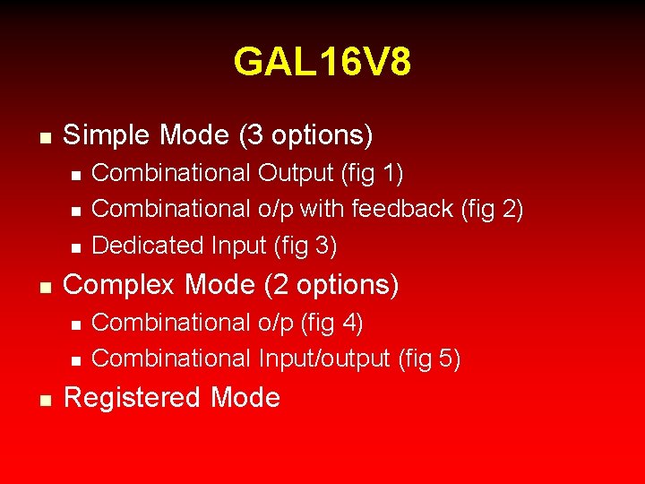 Lecture No 21 Programmable Logic Devices Recap n