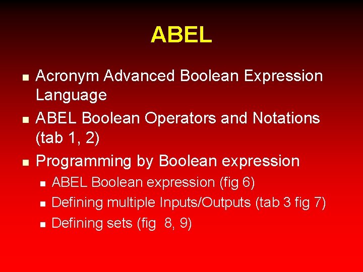 Lecture No 21 Programmable Logic Devices Recap n