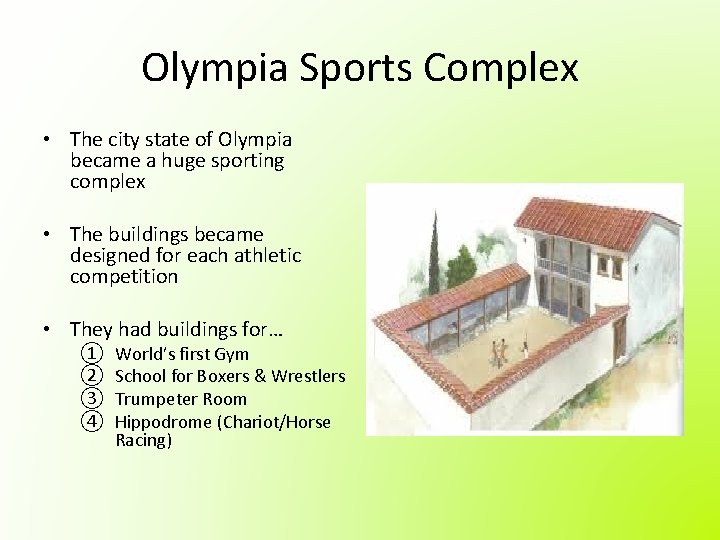 Ancient Greece The Olympics 776 B C E