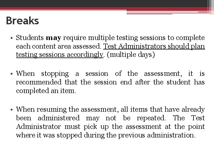 Alabama Alternate Assessment AAA Spring 2018 Testing Training