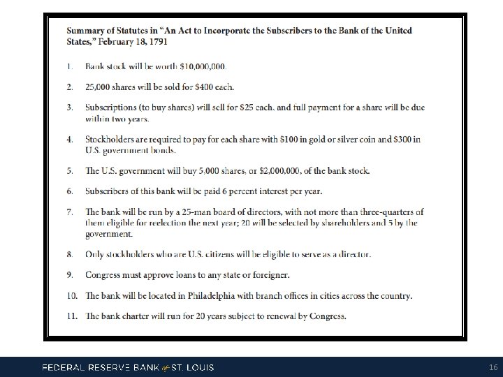 Hamiltons National Bank How do banks promote economic