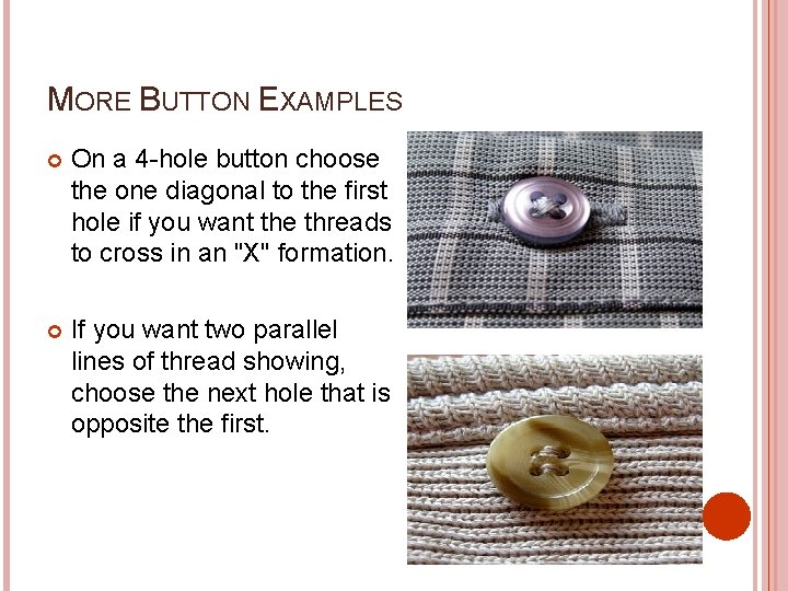 SEWING BASICS HOW TO SEW ON A BUTTON