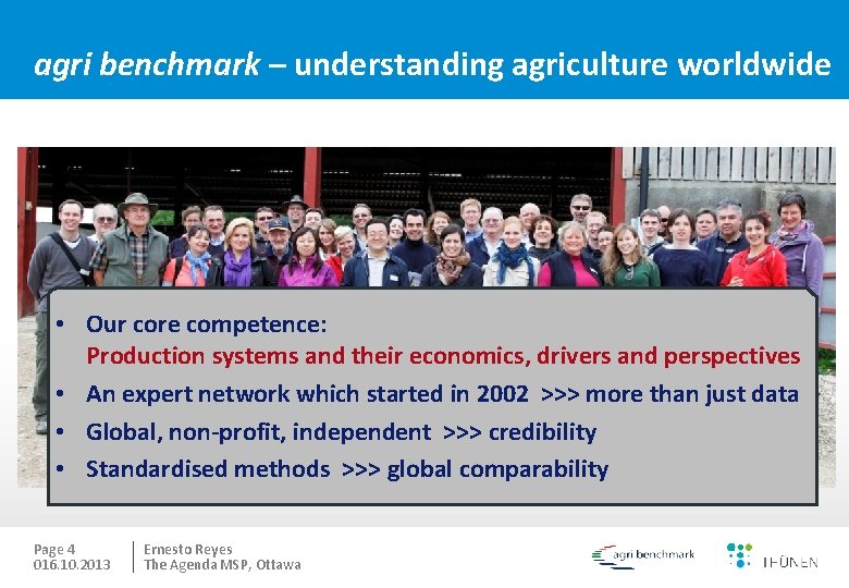 agri benchmark Beef and Sheep network Ernesto Reyes