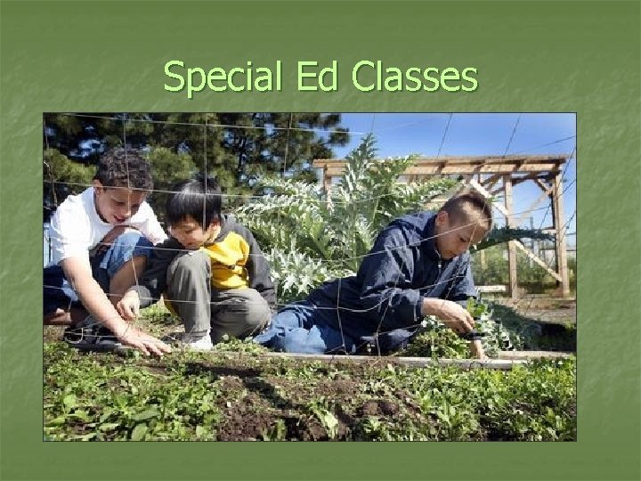 Using the Garden Be Resourceful Use lessons designed