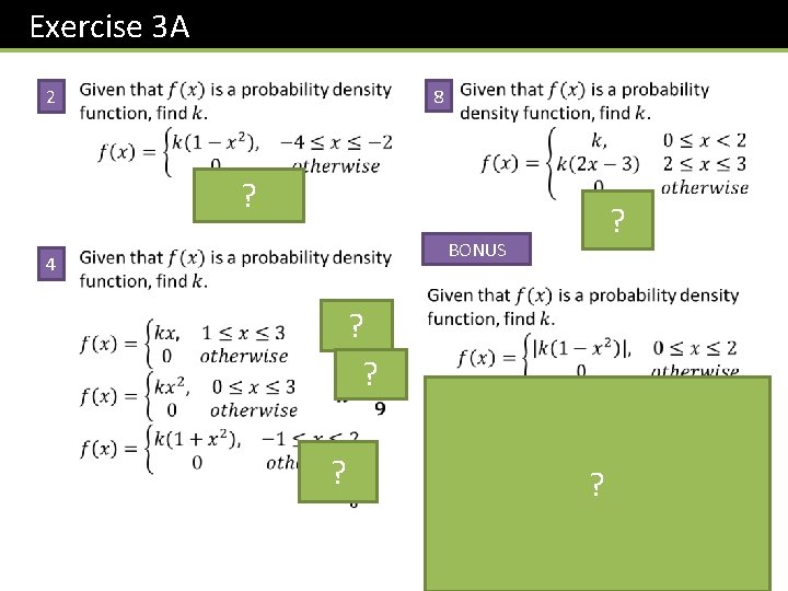 S 2 Chapter 3 Continuous Random Variables Dr