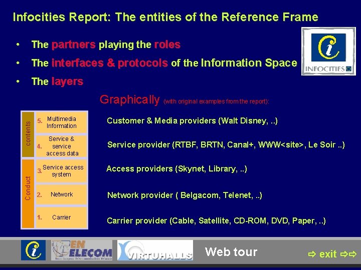 Web tour Version February 2002 Infocities mother project