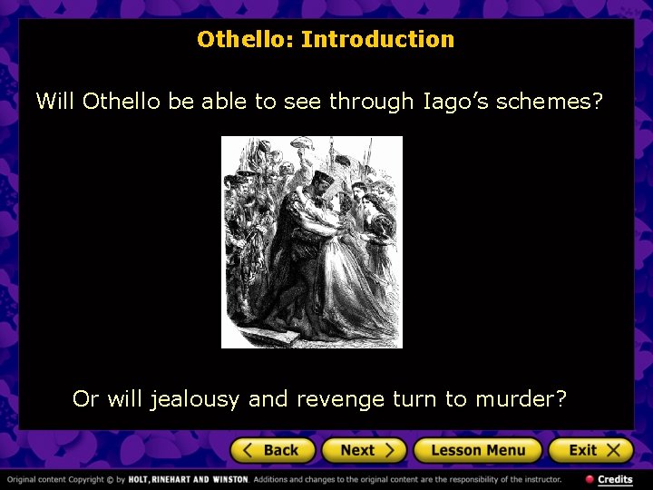 The Tragedy of Othello William Shakespeare Introduction Background